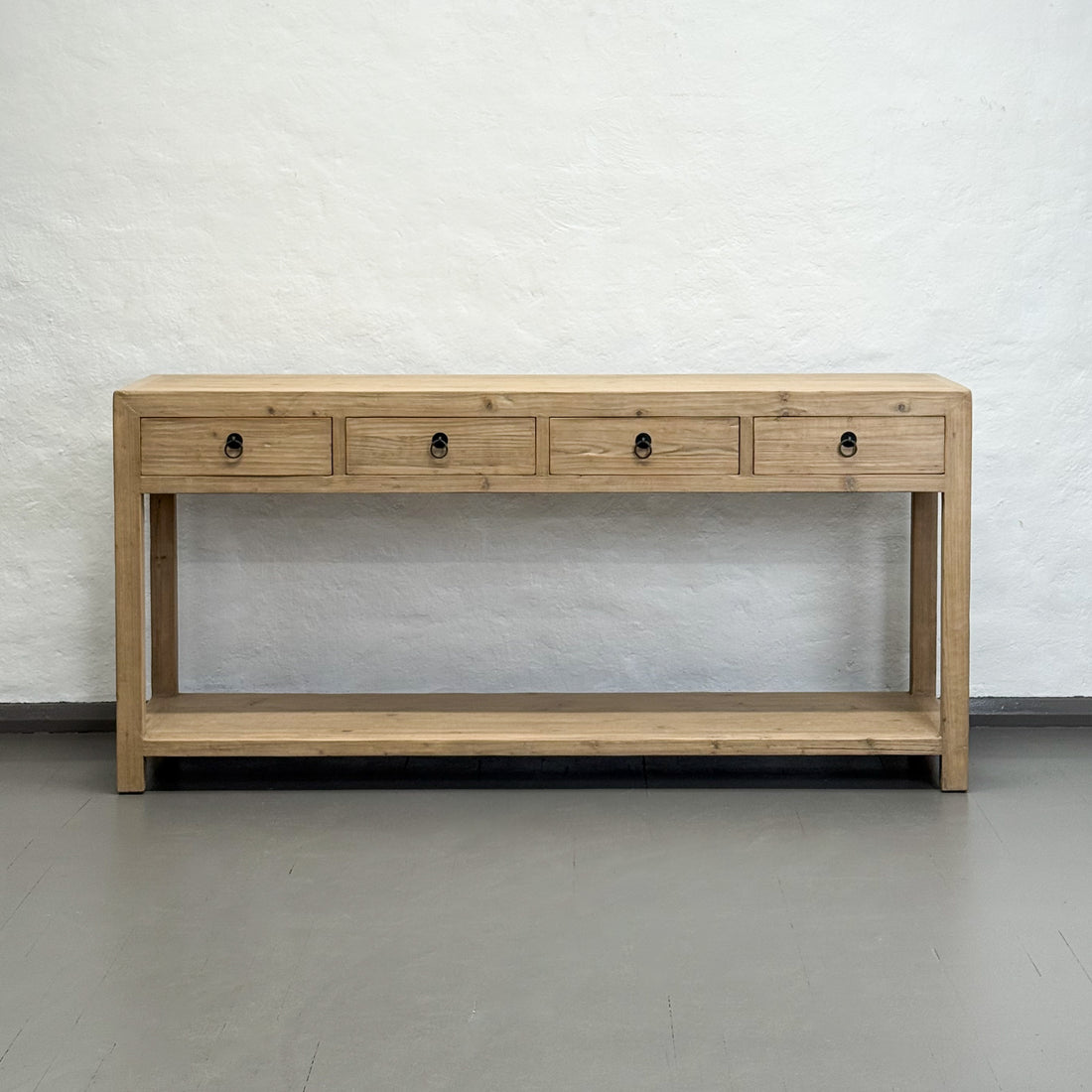 4 Drawer Table with Shelf II – Orient House