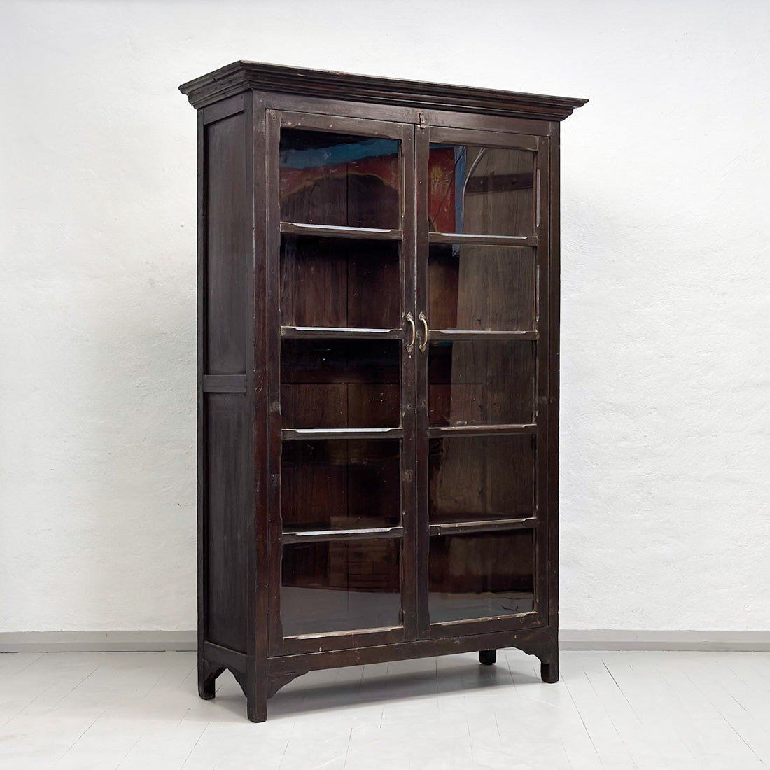 Vintage Almirah Glass Display Cabinet – Orient House