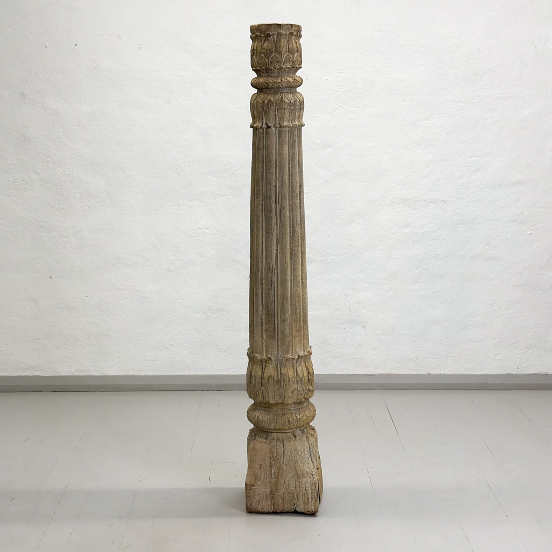 Carved Column Candle Stand – Orient House